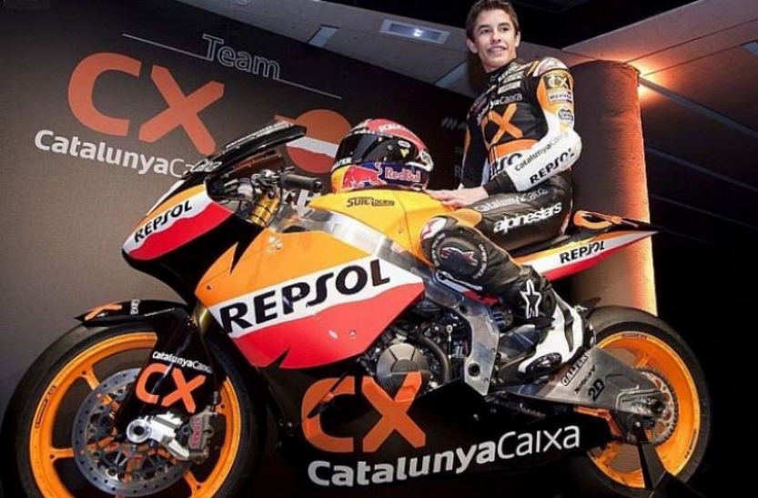 Marc Márquez presenta su nueva moto - Motor.es
