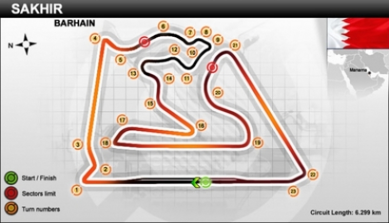 GP Bahrein - Agenda de eventos y Datos del Circuito - Sakhir - Motor.es