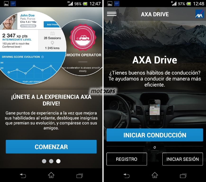 Aplicación: AXA Drive, una app que mejora tu conducción - Motor.es