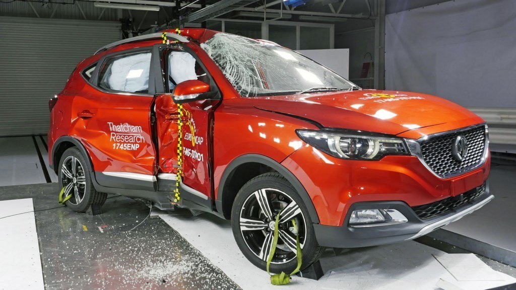 El MG XS recibe una puntuación de sólo tres estrellas en Euro NCAP ...