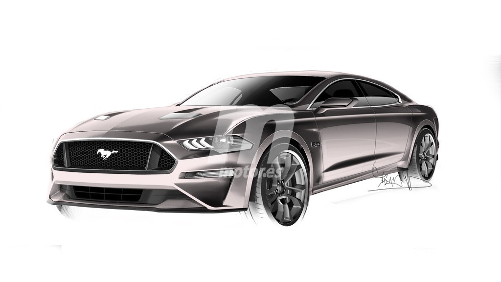 ¿Un Ford Mustang de 4 puertas para competir con el Porsche Panamera ...