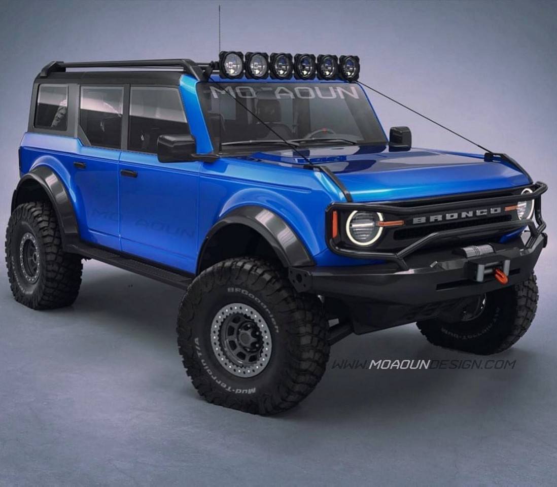 Nuevas recreaciones del Ford Bronco en su configuración off-road más ...