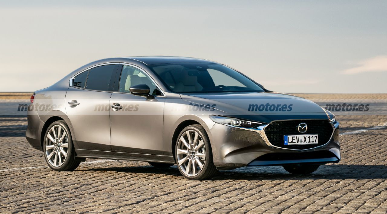 Nueva recreación del futuro Mazda6 2022, la berlina nipona al asalto de los Premium - Motor.es