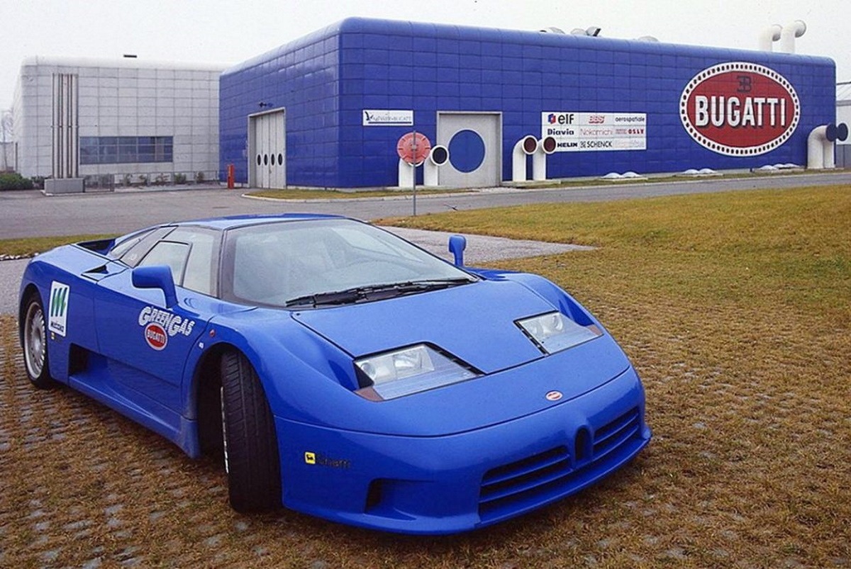 Reaparece el Bugatti EB110 cazarrécords alimentado por gas metano ...
