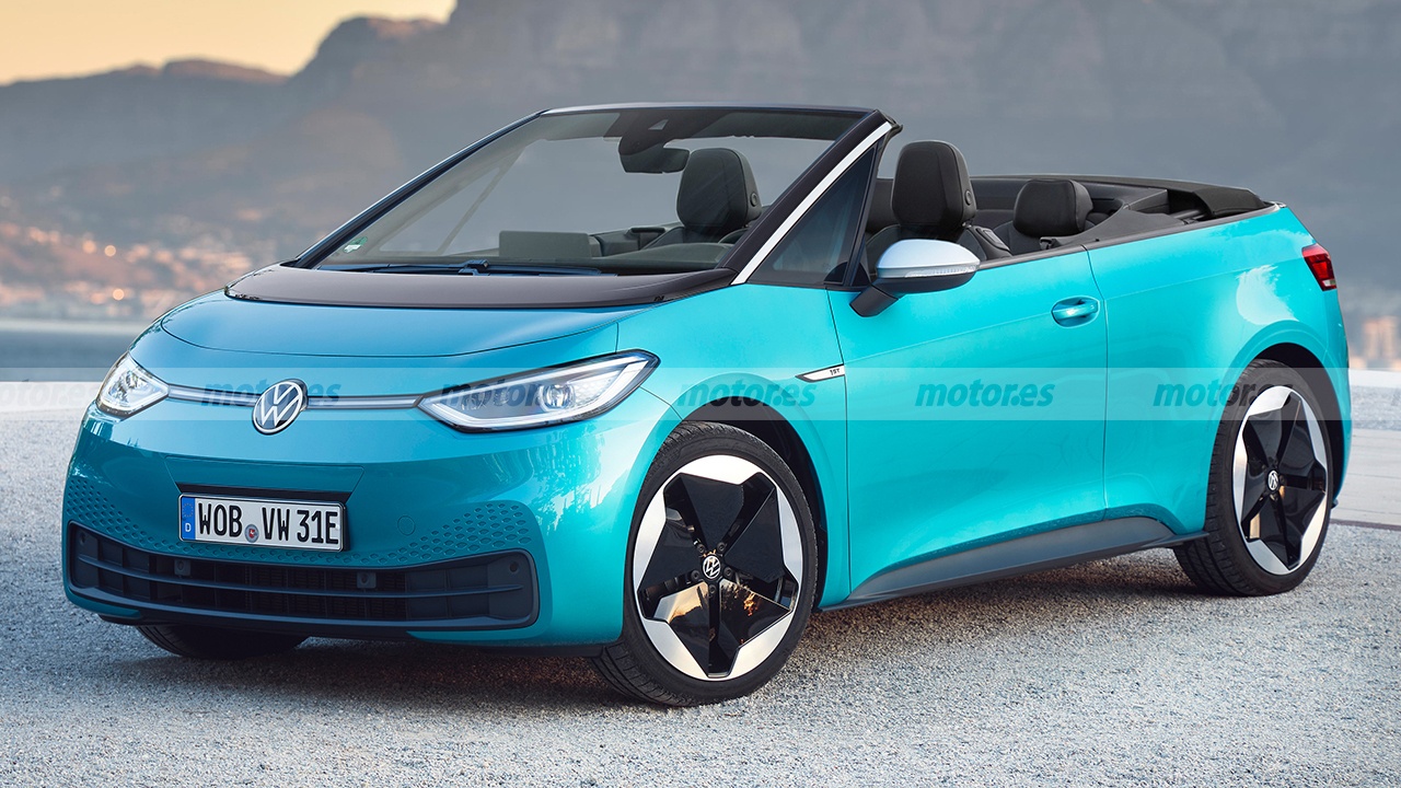 Adelanto del Volkswagen ID.3 Cabrio, ¿será realidad este descapotable eléctrico? - Motor.es